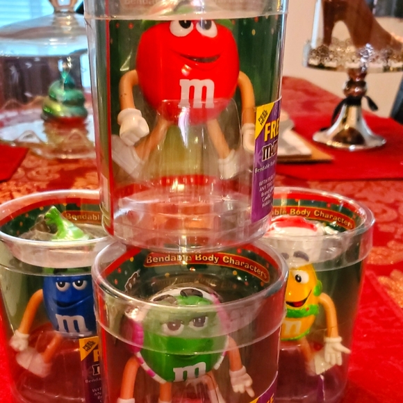M&M'S | Holiday | Lot Of 4 Christmas Bendable Body Characters Original ...